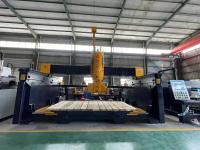 China 5 Axis CNC Bridge Cutting Machine 350-600mm Blade Diameter for Stone Profiling with 3400x2000mm Worktable for sale