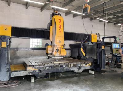 China 5 Axis Automatic Bridge Saw Cutting Machine 3200x2000mm for Granite Profiling for sale