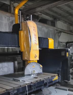 China 5-Axis Bridge Cutting Machine for Stone Profiling with 350-600mm Blade Range and 500mm Lifting Stroke for sale
