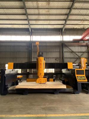 China 5 Axis CNC Bridge Cutting Machine 5600x3600mm 26kw for 3D Stone Shapes for sale