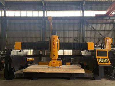 China Fully 5 Axis Automatic Bridge Saw Cutting Machine 30kw 350-600mm Blade with Power Off Memory for sale