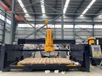 China 5 Axis CNC Bridge Cutting Machine 3200x2000mm 26kW for 3D Special-Shaped Stone Processing for sale