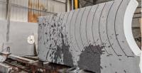 China CNC Diamond Wire Saw Machine 1600mm Wheel 11kw Main Motor Stone Cutting for sale