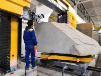 China CNC Diamond Wire Saw Machine 16.7m Long Four Spindle Linkage 4m3/H Water Consumption for sale