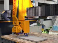 China CNC Bridge Cutting Machine 350-450mm Blade Automatic Table Movement for Special Shapes for sale