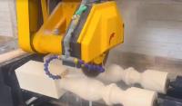 China CNC PLC Two Pcs Baluster Cutting Machine 500mm Blade 1500mm Max Processing Diameter for sale