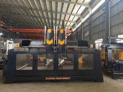 China Xianda 4 Axis CNC Stone Carving Machine 0.02mm Accuracy 5.5KW Spindle for sale
