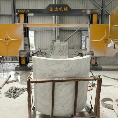 China Xianda CNC Diamond Wire Saw Machine 3000x2500x1500mm for Marble Granite Cutting 11kw for sale