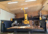 China 5 Axis Bridge Saw Cutting Machine 15kw AC Power 350-450mm Blade Stone Cutting for sale