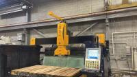 China 5 Axis Stone Bridge Cutting Machine 15kw for Special Shape Arbitrary Lines 350-800mm Blade for sale