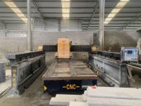 China Stone Profile Cutting Machine 1300x3000mm Trolley 400-600mm Blade for Linear Cutting and Milling for sale