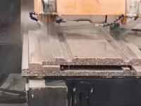 China 3 Axis Linear Stone Cutting Machine LCMM-1300 1800 Max Cutting Diameter 2500mm for sale