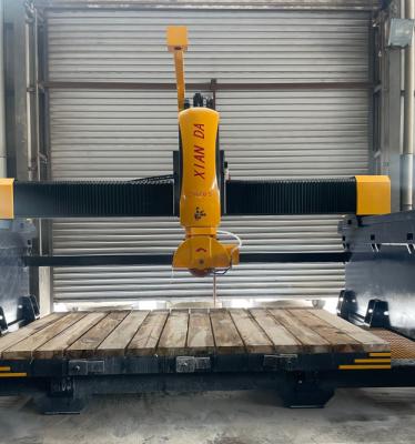 China 5+1 Axis CNC Stone Bridge Saw Machine 3000x2000mm Worktable for Marble Granite Quartz Cutting for sale