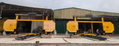 China CNC 4 Axis Stone Cutting Machine 15kW Diamond Wire Saw for Granite Marble 3000mm for sale