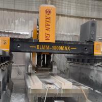 China CNC Dual Beam Bridge Type Linear Cutting Milling Machine 350-600mm Blade for Marble Granite for sale