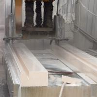 China CNC Dual Beam Bridge Type Linear Cutting Milling Machine 350-600mm Blade for Marble Granite for sale