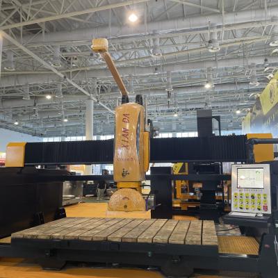 China Bridge Type Granite Cutting Machine 500mm Lifting Stroke 30KW 5 Axis CNC for Stone Processing for sale