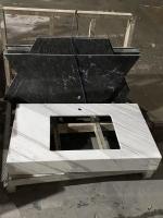 China 5-Axis Intelligent Bridge Saw for Stone Marble Granite Cutting 3200x2000mm Worktable 20.5kW for sale