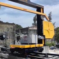 China CNC Diamond Wire Saw Machine 40m/s 360° Rotation 4-Axis for Stone Cutting for sale