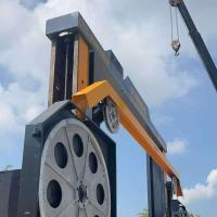 China CNC Diamond Wire Saw Machine 40m/s 360° Rotation 4-Axis for Stone Cutting for sale