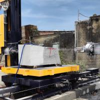 China CNC Diamond Wire Saw Machine 15kw 360° Rotation for Granite Cutting for sale