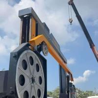China Diamond Wire Saw Machine 4-Axis CNC 360° Rotation CTS-3500 11-15kw Stone Cutting for sale