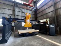 China High Speed Four Column Middle Block Cutting Machine 29/37 kW Power with 700-1400mm Blade Diameter for Granite and Marble for sale