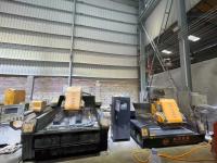 China 3 Axis Linear CNC Stone Cutting Machine 15kw Main Motor 21.5kw Power for Granite Railing for sale