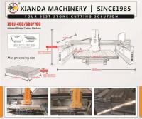 China Infrared Bridge Stone Cutting Machine ZDQJ-450 600 800 PLC Automatic 380V for Granite Marble for sale