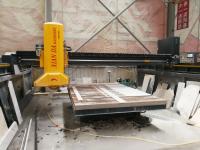 China Four Column Medium Block Cutting Machine 1200mm Blade for Granite Marble Slabs Curbstone for sale