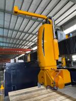 China 5 Axis CNC Bridge Cutting Machine for Granite Marble Quartz 600mm Blade for sale