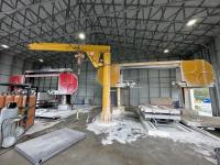 China ST-1T Stone Single Arm Crane with 1000kg Lifting Capacity and 3300mm Reach for Industrial Stone Processing for sale