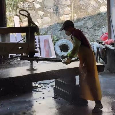 China XHS-250/300 Manual Polishing Machine - 2500/3000mm Gyro Radius, 5.5kW Motor for Stone Grinding for sale