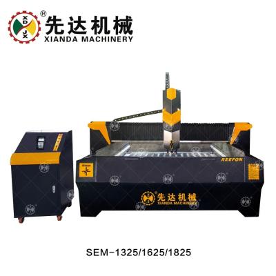 China Planar Stone Carving Machine CNC Router 1300x2500mm 5.5kw for Marble Granite Engraving for sale