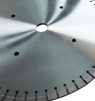 China 2200-4800mm Diamond Saw Blade for Quarry Cutting with Ultra-Hard Segments and 1.0-1.2mm Steel Core for sale