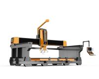China Automatic 5 Axis CNC Bridge Saw Cutting Machine 3400x2000mm for Granite Marble Quartz 15kw 380V for sale
