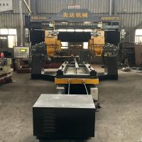 China Double-Blade Automatic Edge Trimming Machine SHKB-21500C 600-800mm Blade for Stone Cutting for sale