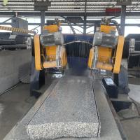 China Dual-Blade Arc-Slab Edge-Trimming Machine 1500x1500mm 24.5/16.5kw for Circular Stone Slabs for sale
