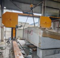 China Gantry Movable Heavy Duty Diamond Wire Saw Machine 3500x3500x2200mm CNC PLC Control for sale