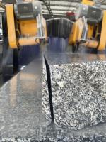 China Dual-Blade Arc-Slab Automatic Edge Trimming Machine 600-800mm 2500mm Travel CNC Stone Cutter for sale