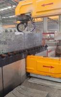 China Vertical CNC Wire Saw Machine 2300x900x400mm PLC Control Stone Cutting 4m3/H Water Consumption for sale