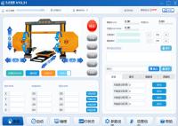 China Xianda CNC Diamond Wire Saw Machine 11KW 380V 50Hz CE Certified for Stone Cutting 6000kg for sale