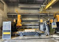 China 5 Axis CNC Bridge Saw Stone Cutting Machine 32KW 120mm Cutting Thickness High Accuracy for sale