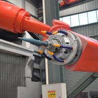 China 6-Axis CNC Robot Stone Cutting Machine with Interpolated Control and BT40 Spindle for Large-Scale Carving up to 3100mm for sale