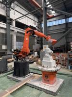 China 6-Axis CNC Robot Stone Cutting Machine with Interpolated Control and BT40 Spindle for Large-Scale Carving up to 3100mm for sale