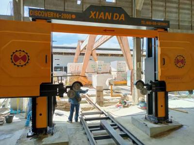 China 4-Axis CNC Diamond Wire Saw Machine 360° Servo-Rotary Table 15kW Motor for Marble Granite Cutting for sale