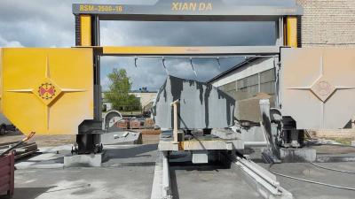 China PLC Control Diamond Wire Saw Machine with Synchronous Screw Drive for 3000×3000×1500 mm Marble and Granite Block Dividing for sale