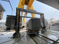 China PLC Control Diamond Wire Saw Machine with Synchronous Screw Drive for 3000×3000×1500 mm Marble and Granite Block Dividing for sale