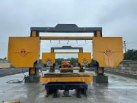 China PLC Control Diamond Wire Saw Machine Synchronous Screw Drive 3000x3000x1500 mm Marble Granite Block Cutting for sale
