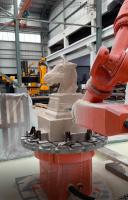 China 6-Axis CNC Robot Stone Cutting Machine BT40 Spindle 3100mm Carving for sale